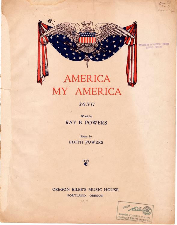 American Patriotic Songs from 1916-1918 | Music 345: Race, Identity ...