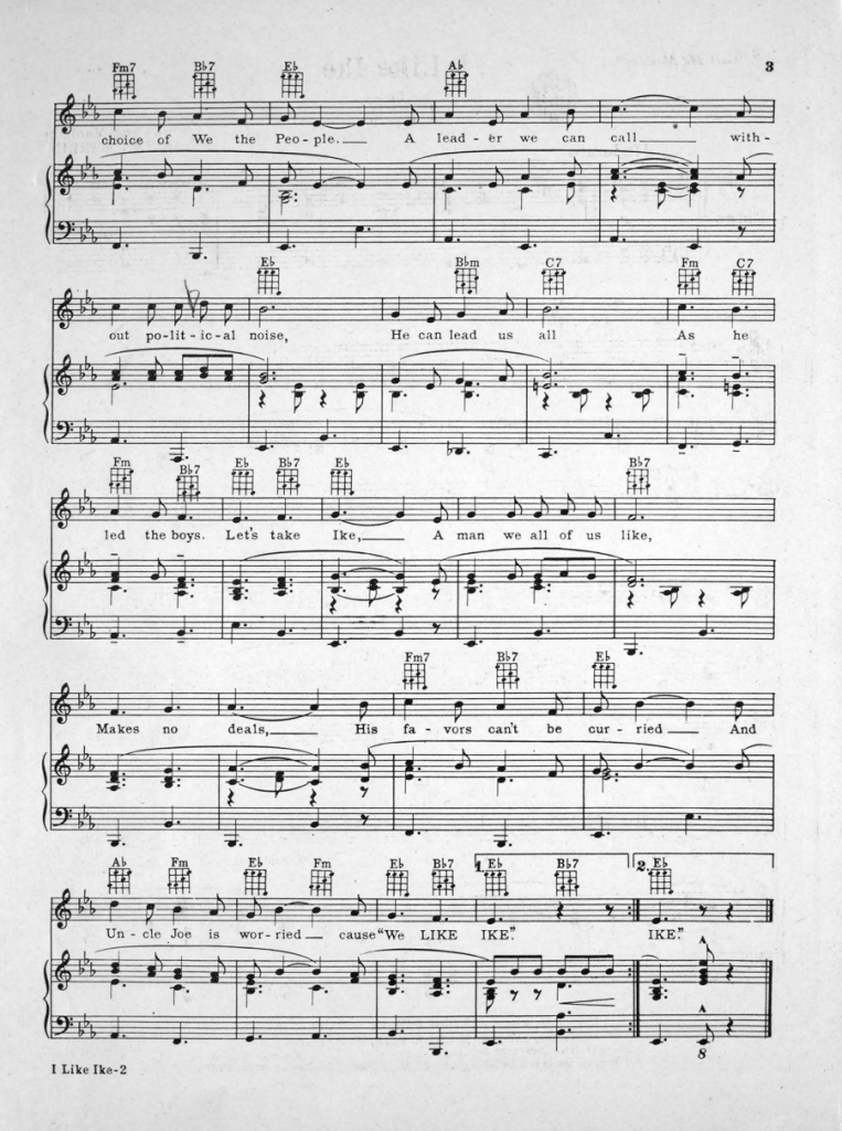 Ike For President | Music 345: Race, Identity, and Representation in ...