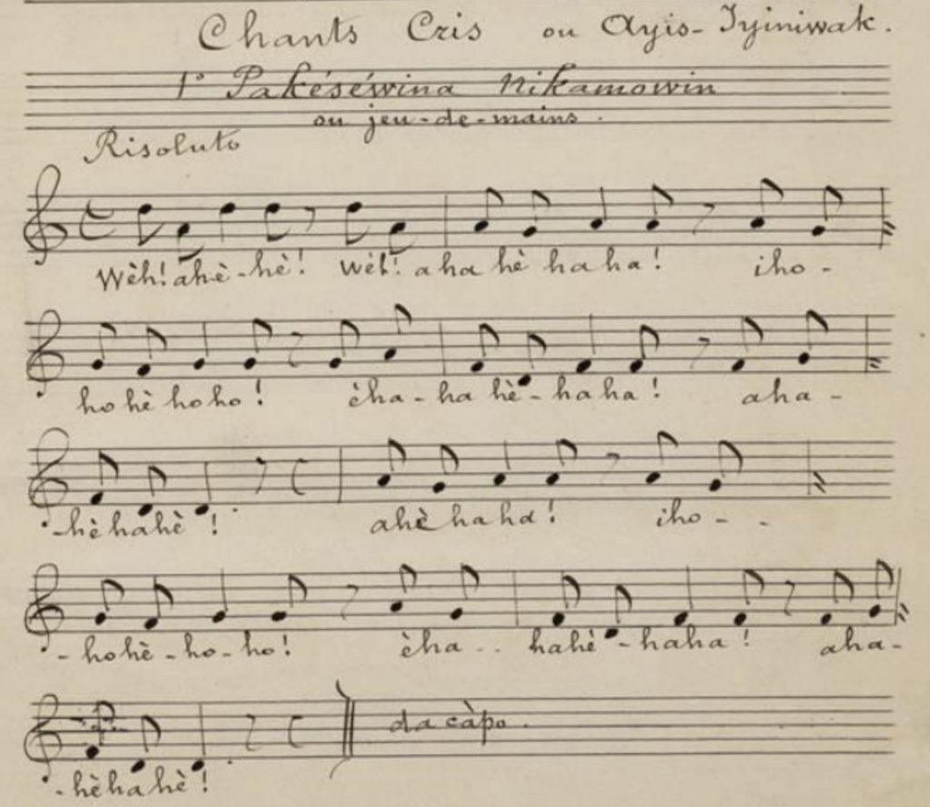 Transcribing Indigenous Songs | Music 345: Race, Identity, and ...