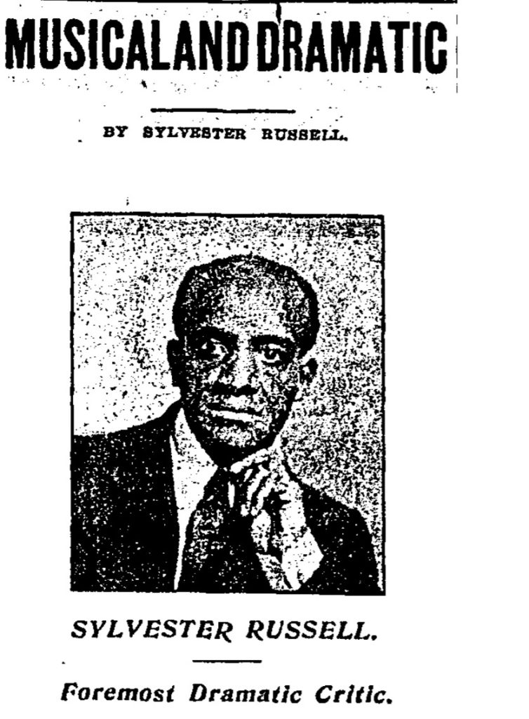 sylvester russell | Music 345: Race, Identity, and Representation in ...