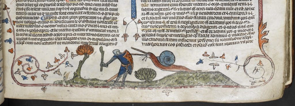 “I Have The High Ground!”: The Snail and Knight Motif in the Margins of ...