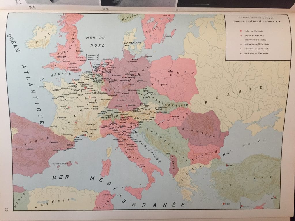 Organs and Opera: Mapping Geographical Spread | Musical Geography